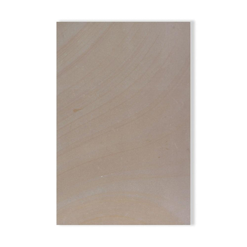 Rippon Buff Smooth Sandstone Paving Slabs | Sawn & Honed - 900x600 - 20mm